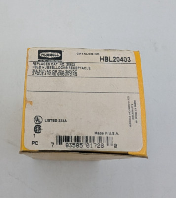 Hubbell Wiring Device-Kellems HBL20403 | eBay