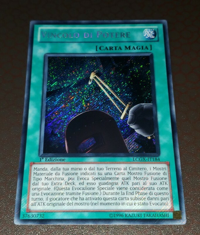Yu-Gi-Oh! Power Bond (Italian) -LCGX-IT184- Secret Rare- 1st Edition NM ...