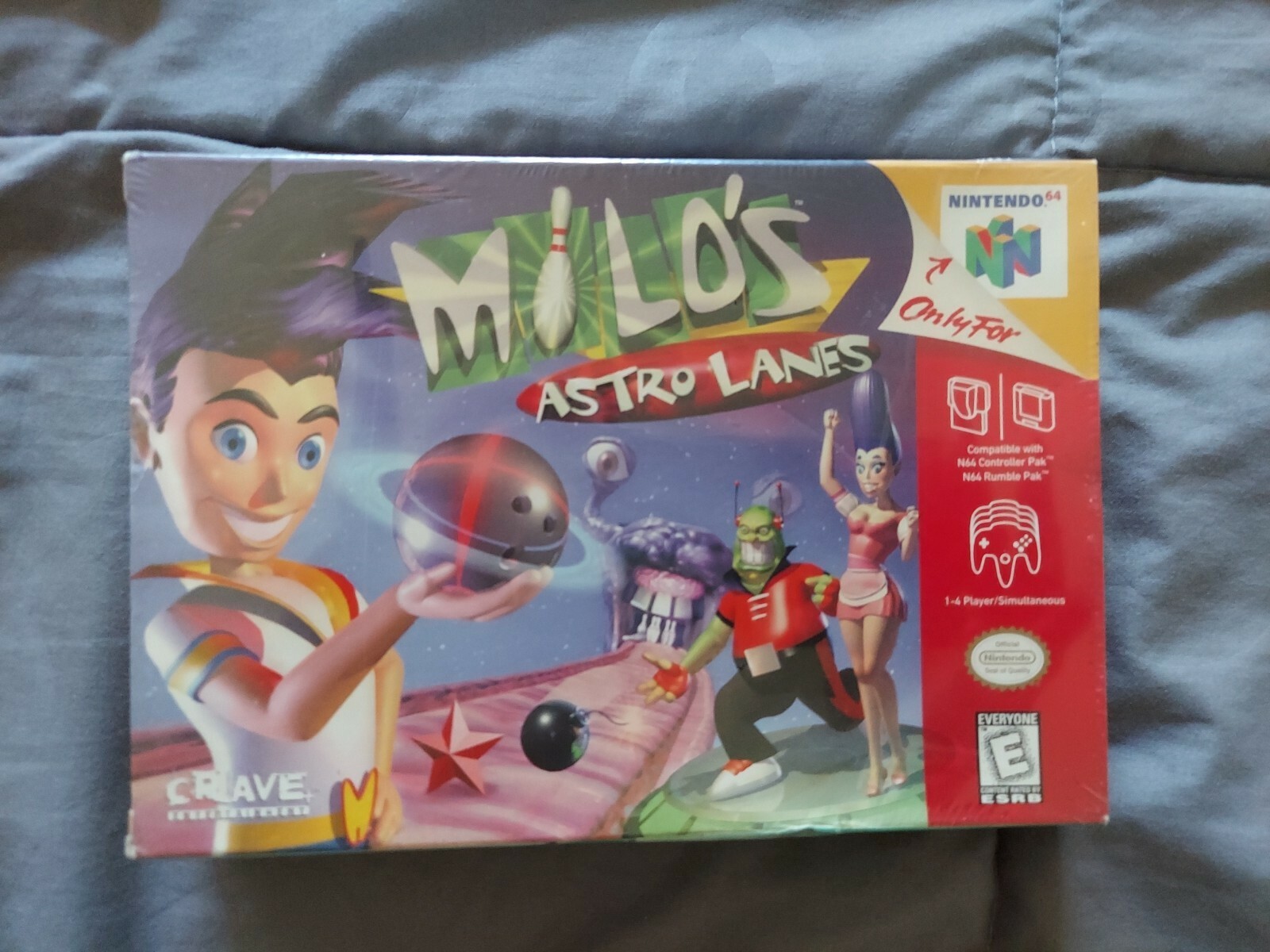 Milo's Astro Lanes Nintendo 64 New factory sealed 650008298031| eBay