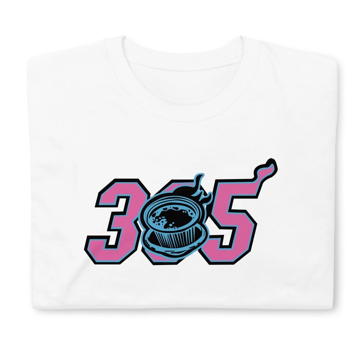 305 Cafecito Miami Heat Miami Vice T-Shirt White | eBay