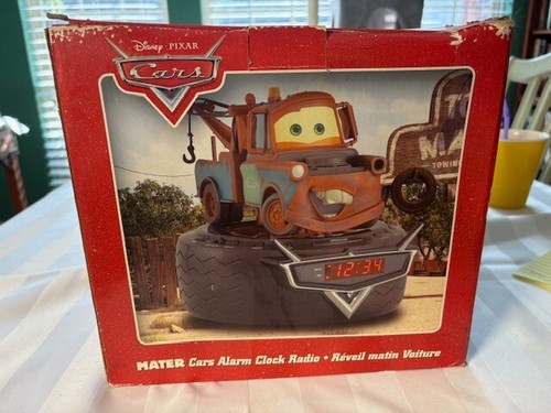 Disney Pixar Cars Tow Mater Truck Radio Talking Alarm Clock Wake Up ...
