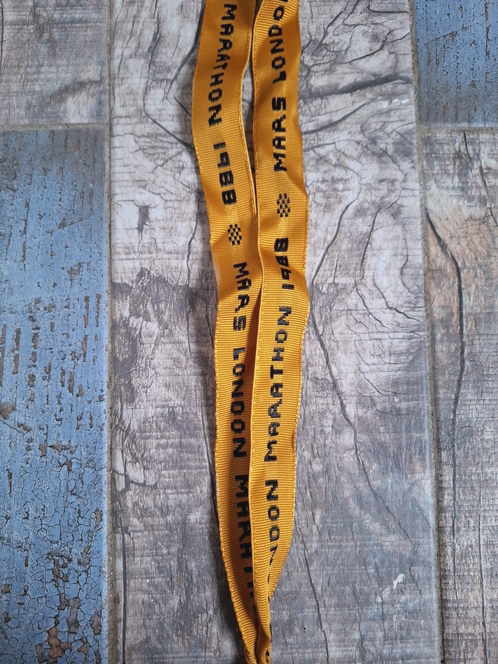 Mars London Marathon 1988 Finishers Medal with Ribbon | eBay UK