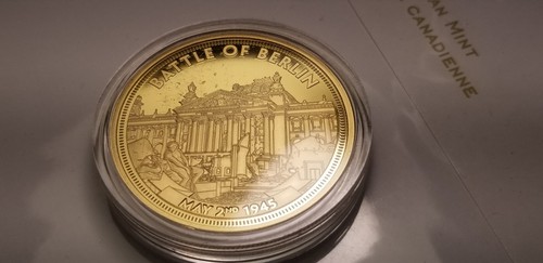 USA Battle Of Berlin WWII Gold Plated Coloured Coin. | eBay