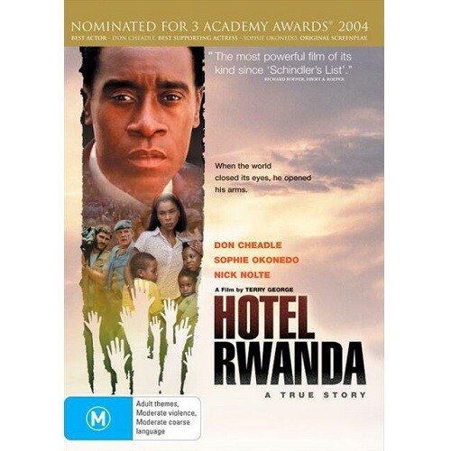 Hotel Rwanda (DVD, 2004) PAL Region 4 (Don Cheadle, Nick Nolte, Joaquin ...