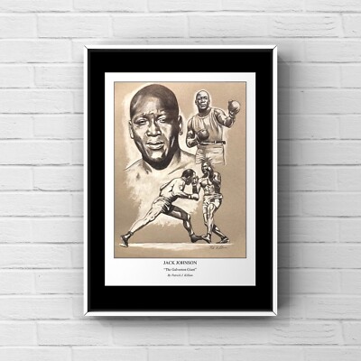 Jack Johnson “The Galveston Giant” By Killian | eBay