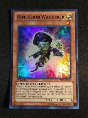 Yu-Gi-Oh! 2x Dimension Wanderer ZTIN-EN010 1st Edition Super Rare NM | eBay