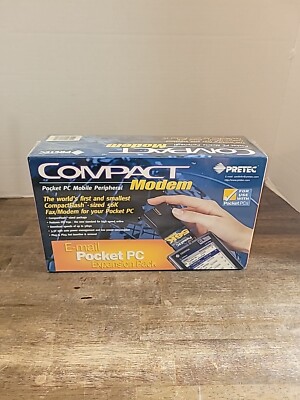NOS Pretec Compact Modem Pocket Pc Peripheral Email Pocket Pc Expansion ...