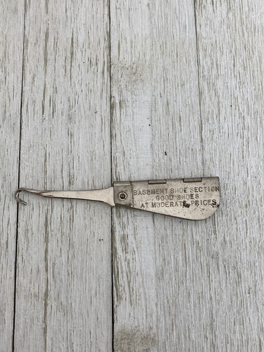 Antique Primitive Folding Metal Button Hook - Pocket Button Hook | eBay