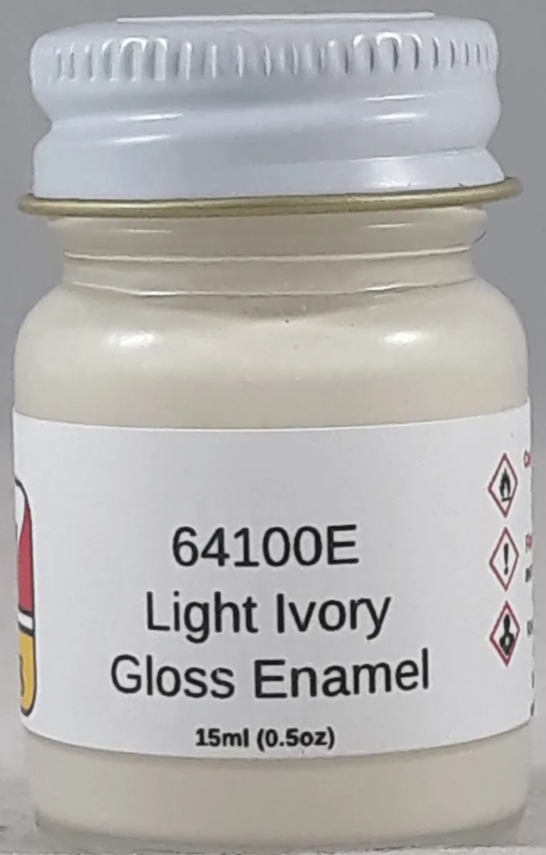 MCW Finishes 64100E Light Ivory Enamel Model Paint for Auto | eBay