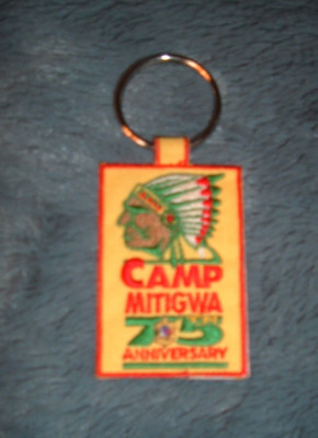 Vintage Boy Scout Mid-Iowa Council Camp Mitigwa 75th Anniversary Key ...