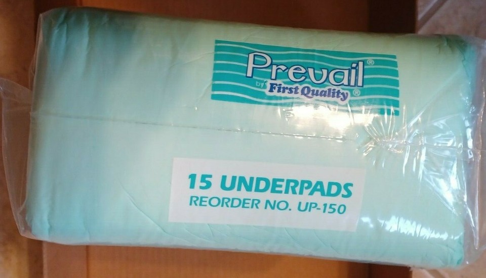 Prevail by First Quality Disposable Underpad 23 X 36" UP-150 (15 ...