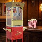 12 Oz Popcorn Machine Cart,850W Popcorn Maker Machine w/ Stainless ...