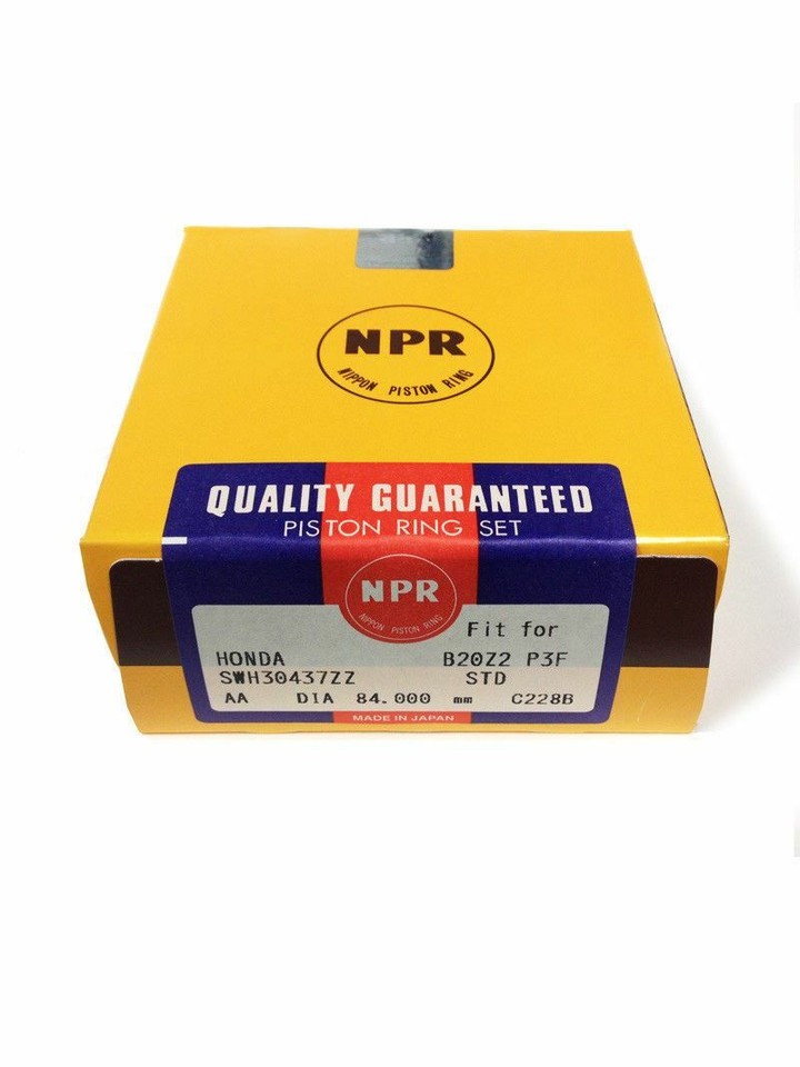 YCP 84mm Pistons NPR Rings + P2P0 Custom RODs + ARP2000 Combo B20B B20Z ...