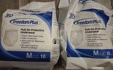 5 Packs Essentials 360 Freedom Plus Pull-On Protective Underwear (50 ...