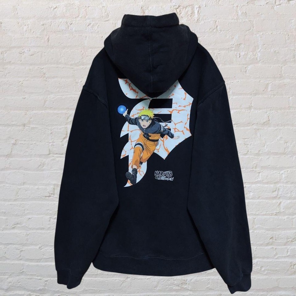 Primitive anime Naruto rare print hoodie imported overseas, made in ...