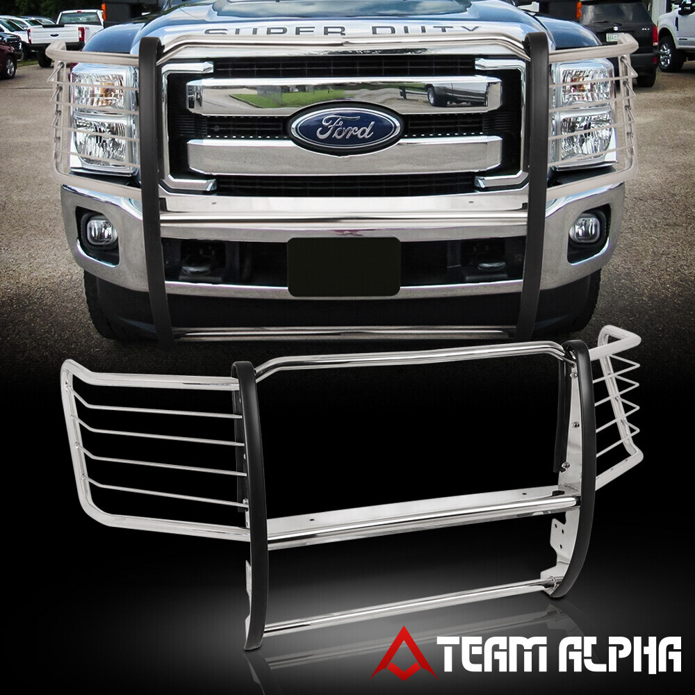 Fits 2011-2016 F350/F450/F550 HD Stainless Steel 1.5" Bumper Grille ...
