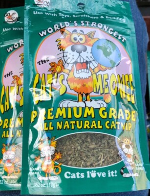 Lot Of 2 Cats Meowee Catnip Packs All Natural Resealable Pouch USA 🇺🇸😻 ...