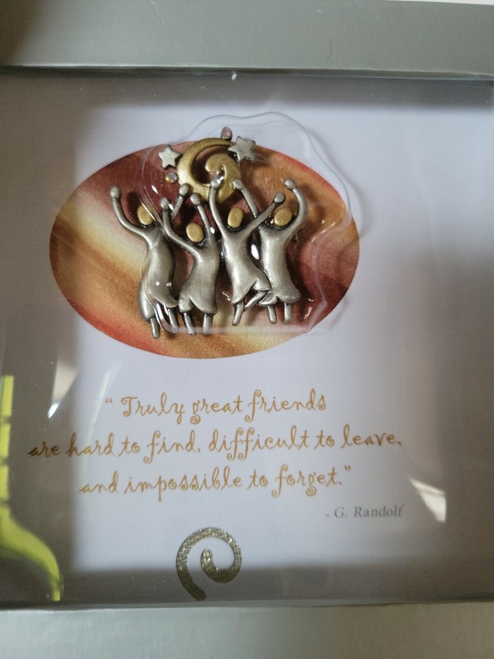 Patricia Darling Dash Friends Dancing Pewter Pin BROOCH | eBay