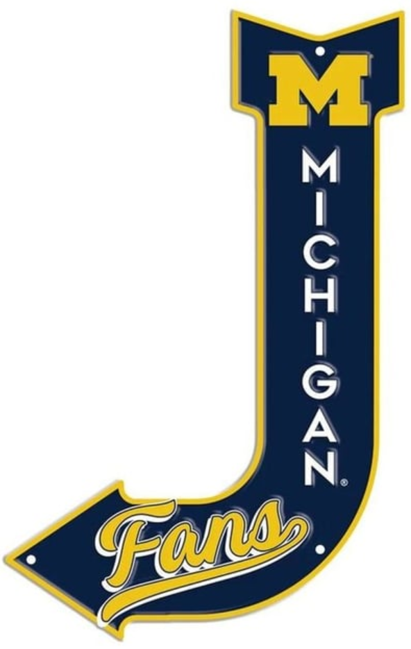 Licensed University of Michigan Sign / Wolverines Fans Man Cave Garage ...