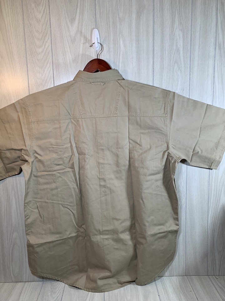 NCC Apparel Gold Mens Shirt Jacket Size 2X Short Sleeve GYM RAT Logo ...