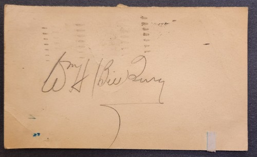 BILL TERRY Autograph Signed 1934 Government Postcard Baseball Hall Of ...