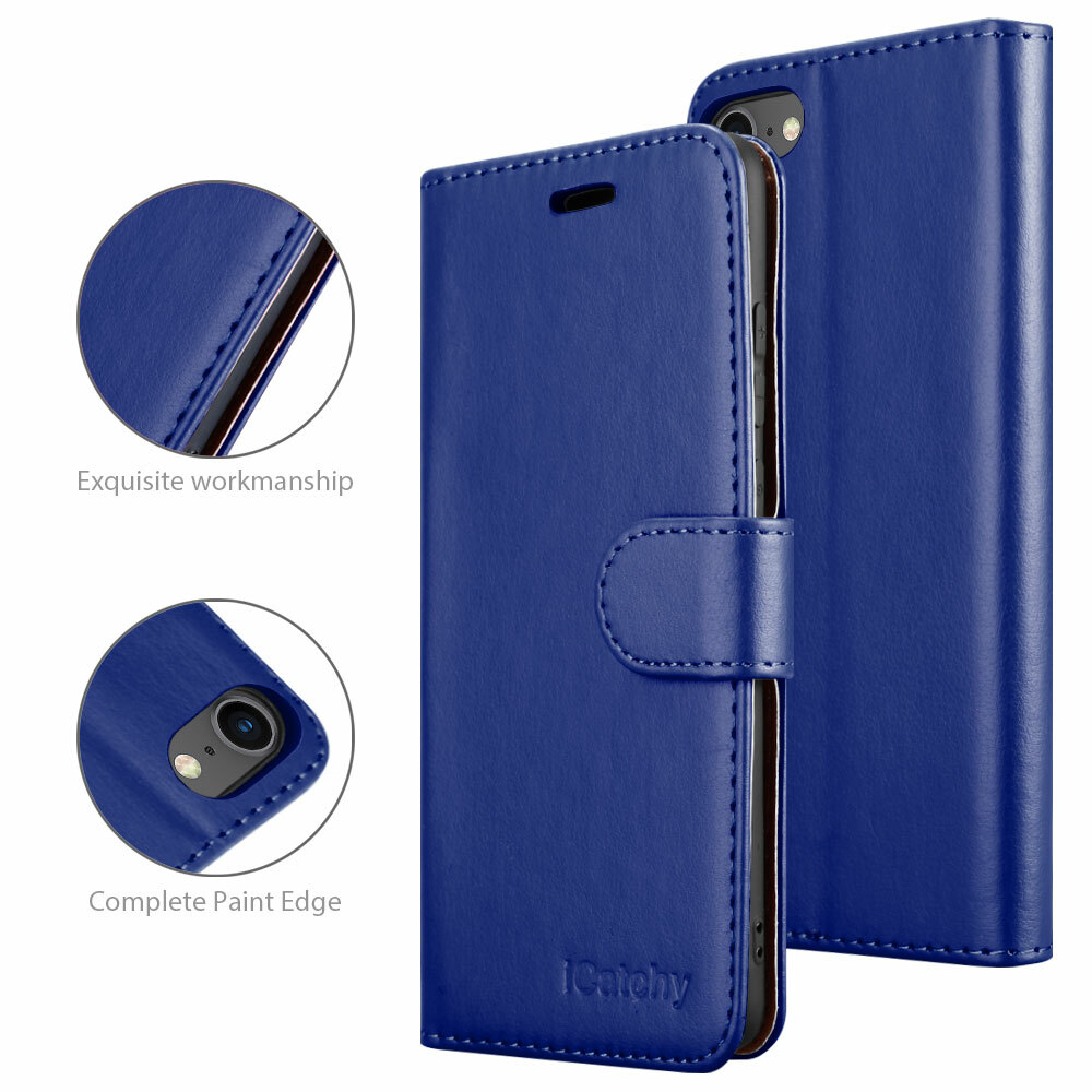 For Apple iPhone SE 2020 Case Leather Magnetic Flip Wallet iPhone SE ...