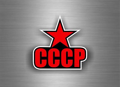 Sticker ussr cccp sssr urss russia soviet union flag decal emblem ...