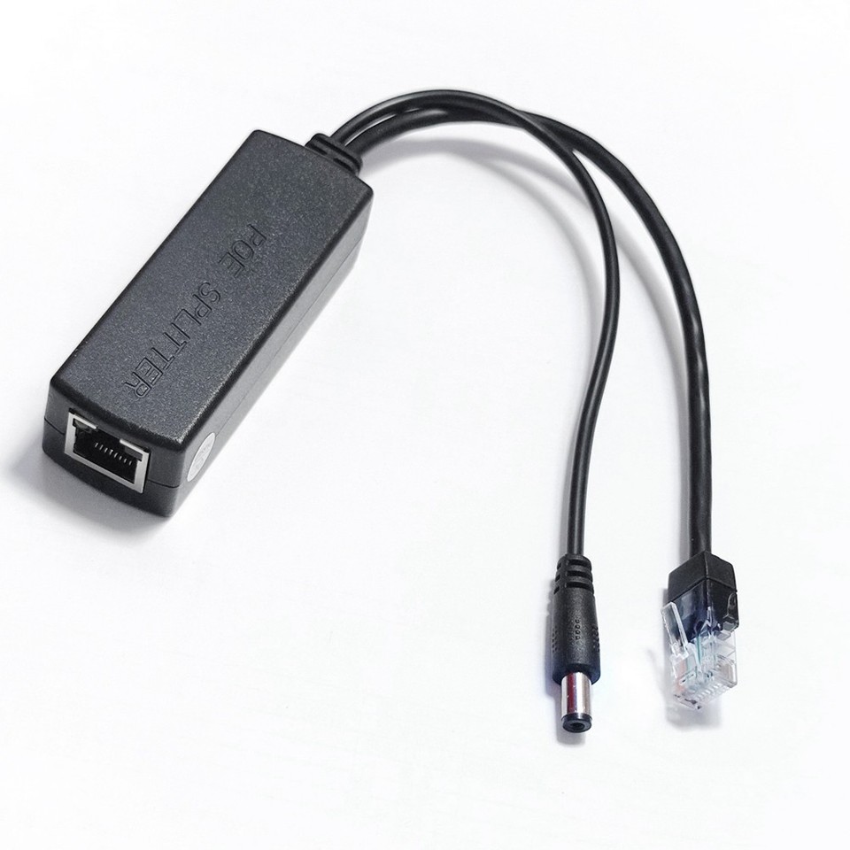 Gigabit PoE Splitter 10/100Mbps POE Splitter DC Ausgang 12V Over ...