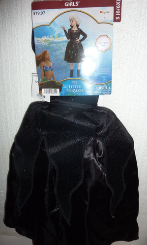 New Disguise Little Mermaid Ursula Child Costume Halloween Size S 6 6x ...