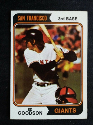 1974 Topps Baseball Card # 494 Ed Goodson - San Francisco Giants | eBay