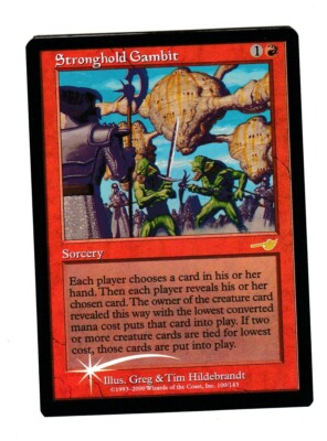 1x FOIL Stronghold Gambit VG/EX Nemesis Magic 1x x1 | eBay