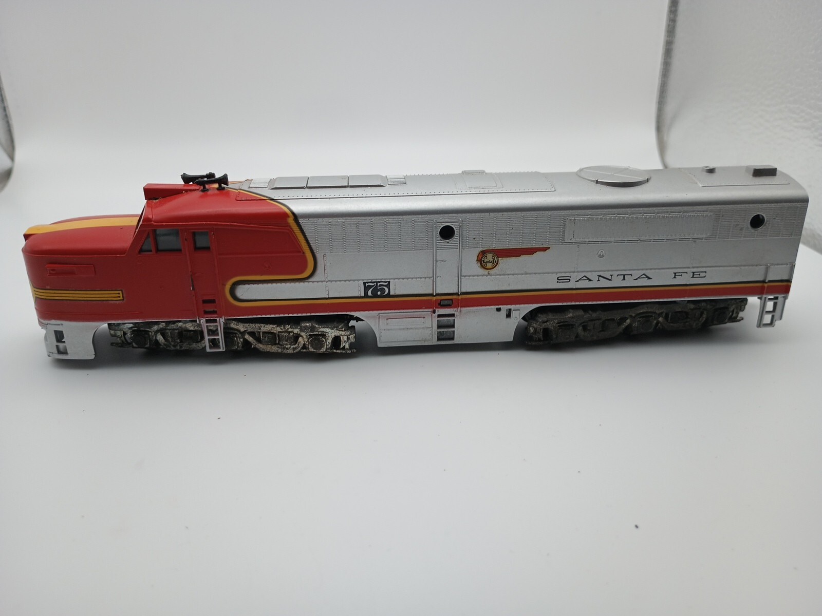 Athearn HO Alco PA-1 Santa Fe Warbonnet #75 Diesel Locomotive, Runs | eBay