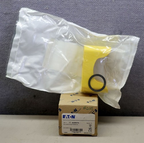 Eaton E22MGTA 22mm Yellow E-Stop Pushbutton Shroud Guard New | eBay