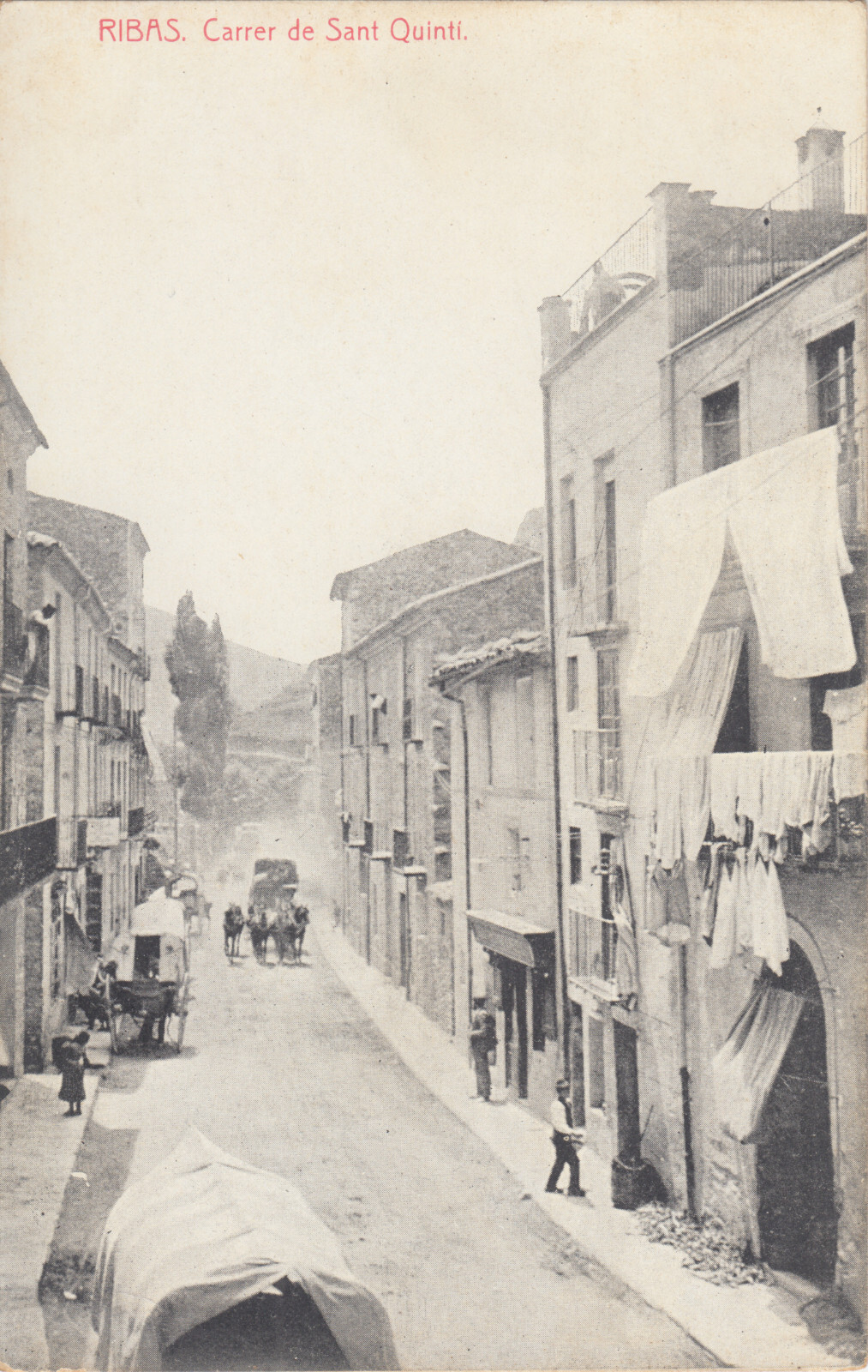 Postal Ribas - Carrer De Sant Quintí - Thomas | eBay UK
