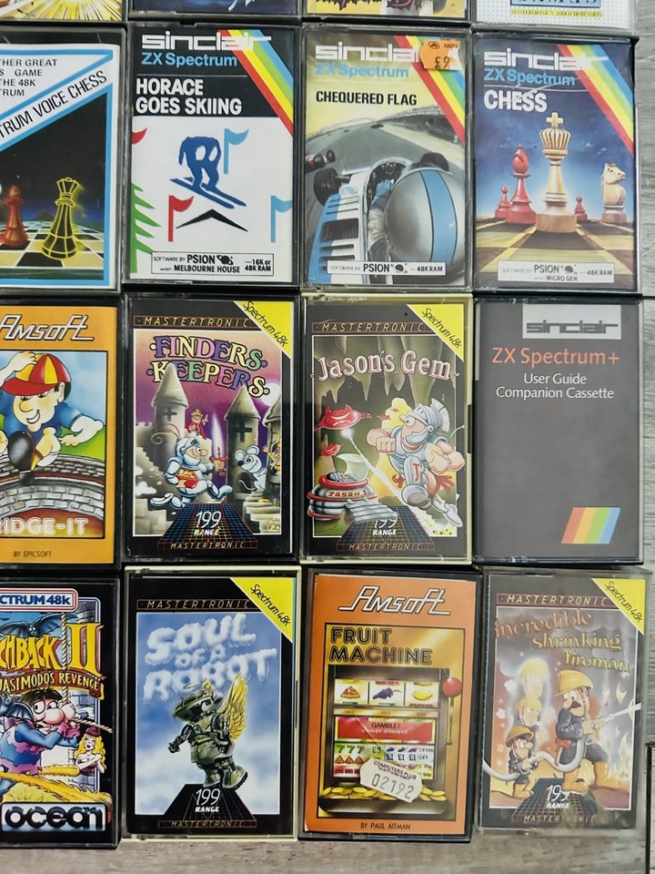 30 Game ZX Spectrum Bundle Job Lot Vintage Computer Games Untested ...