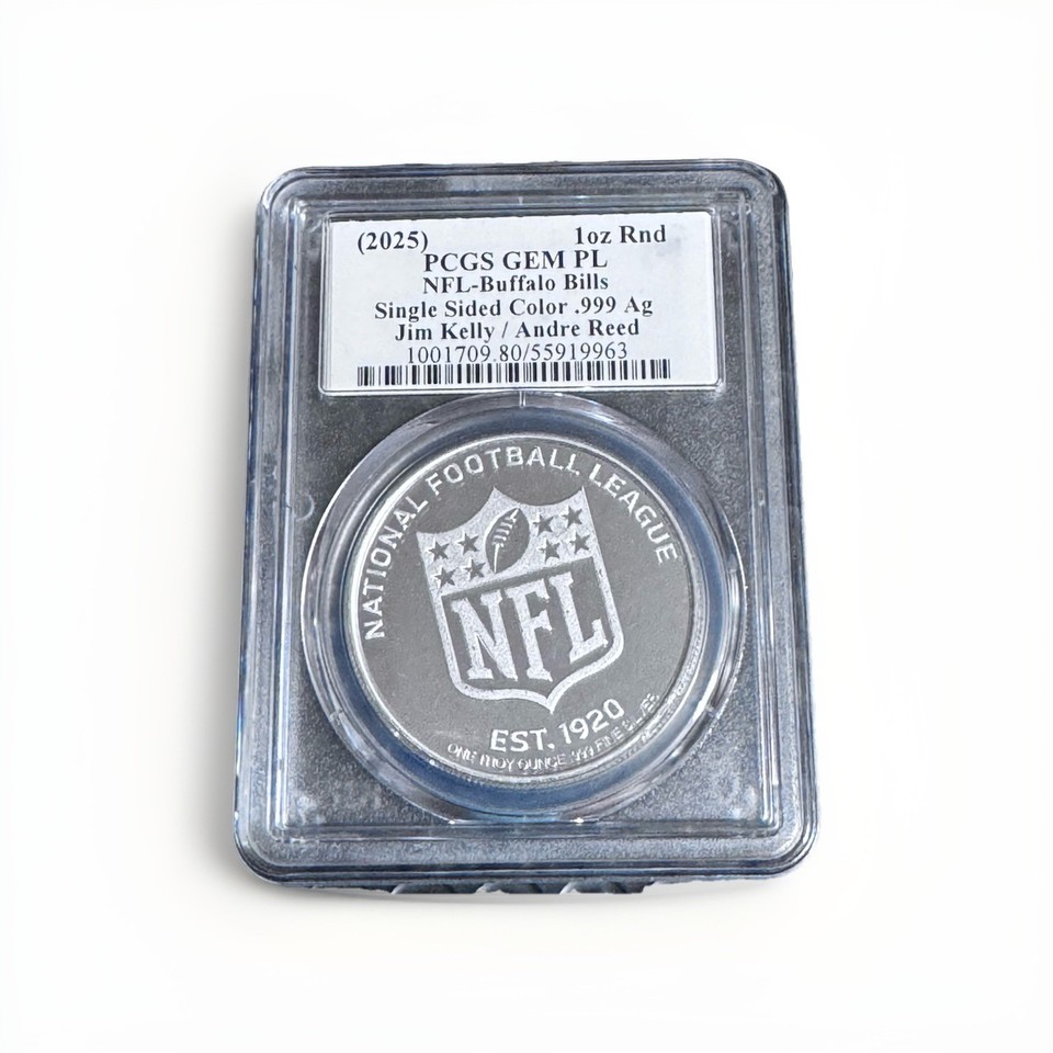 Ultrabreaks Celebritymint 1oz Silver NFL Buffalo Bills Jim Kelly/Andre ...