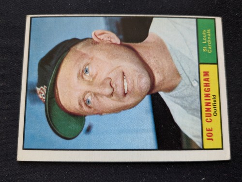 1961 Topps Baseball Card # 520 Joe Cunningham - St. Louis Cardinals (VG ...