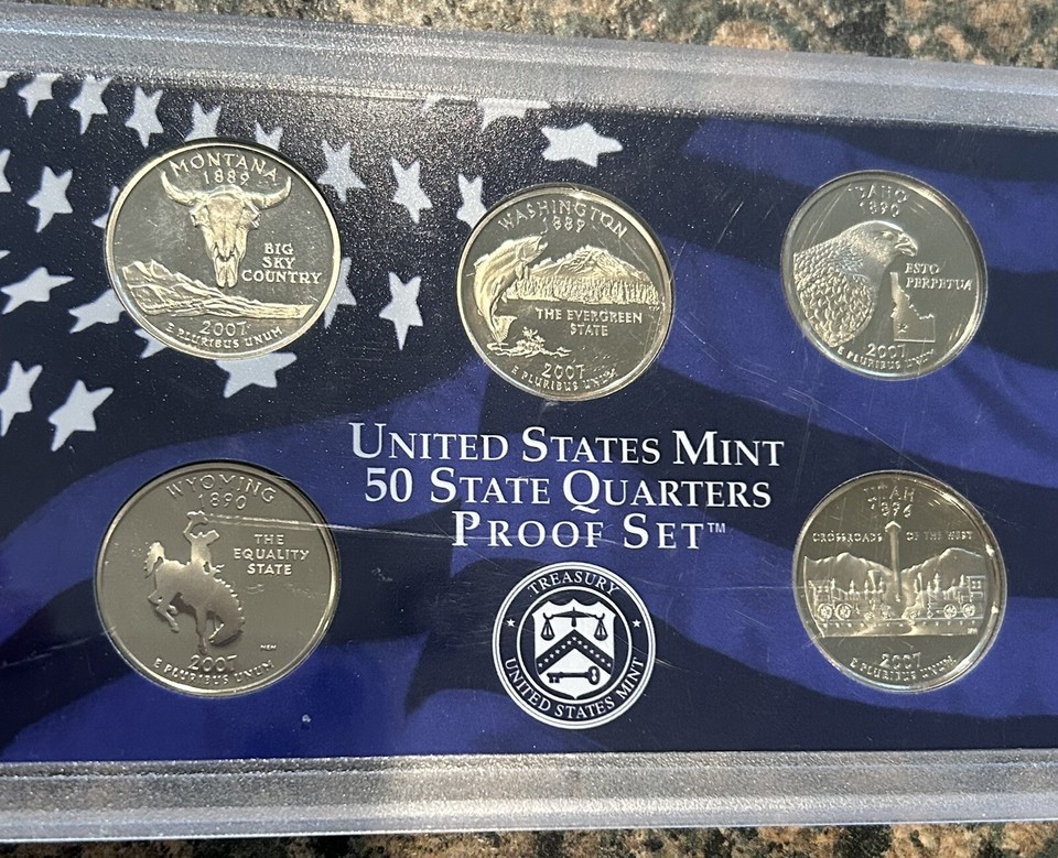 3 Sets of United States Mint 50 State Quarters Proof Sets: 1999,2000 ...