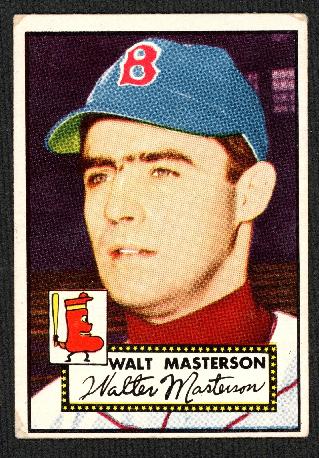 1952 Topps #186 Walt Masterson Boston Red Sox ~VG/VGEX | eBay