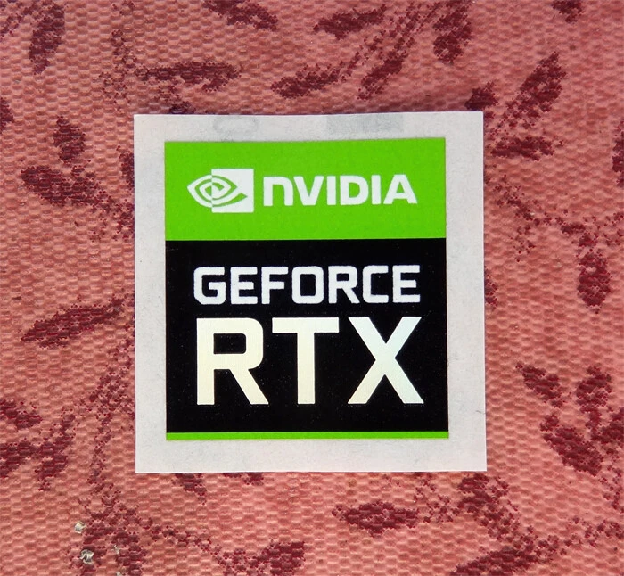 Graphics Nvidia Geforce RTX 3080 Label Aufkleber Sticker, 53% OFF