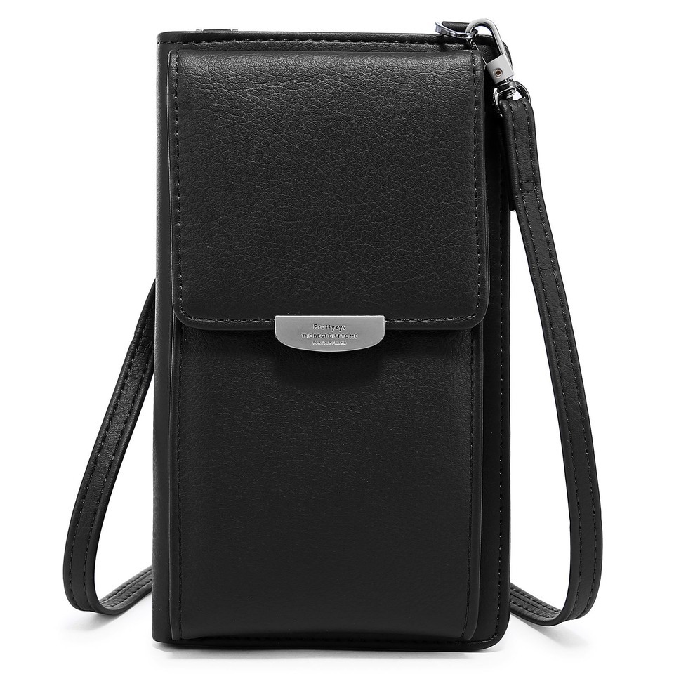 Womens Small Crossbody Wallet Leather Sling Shoulder Bag Card Phone ...