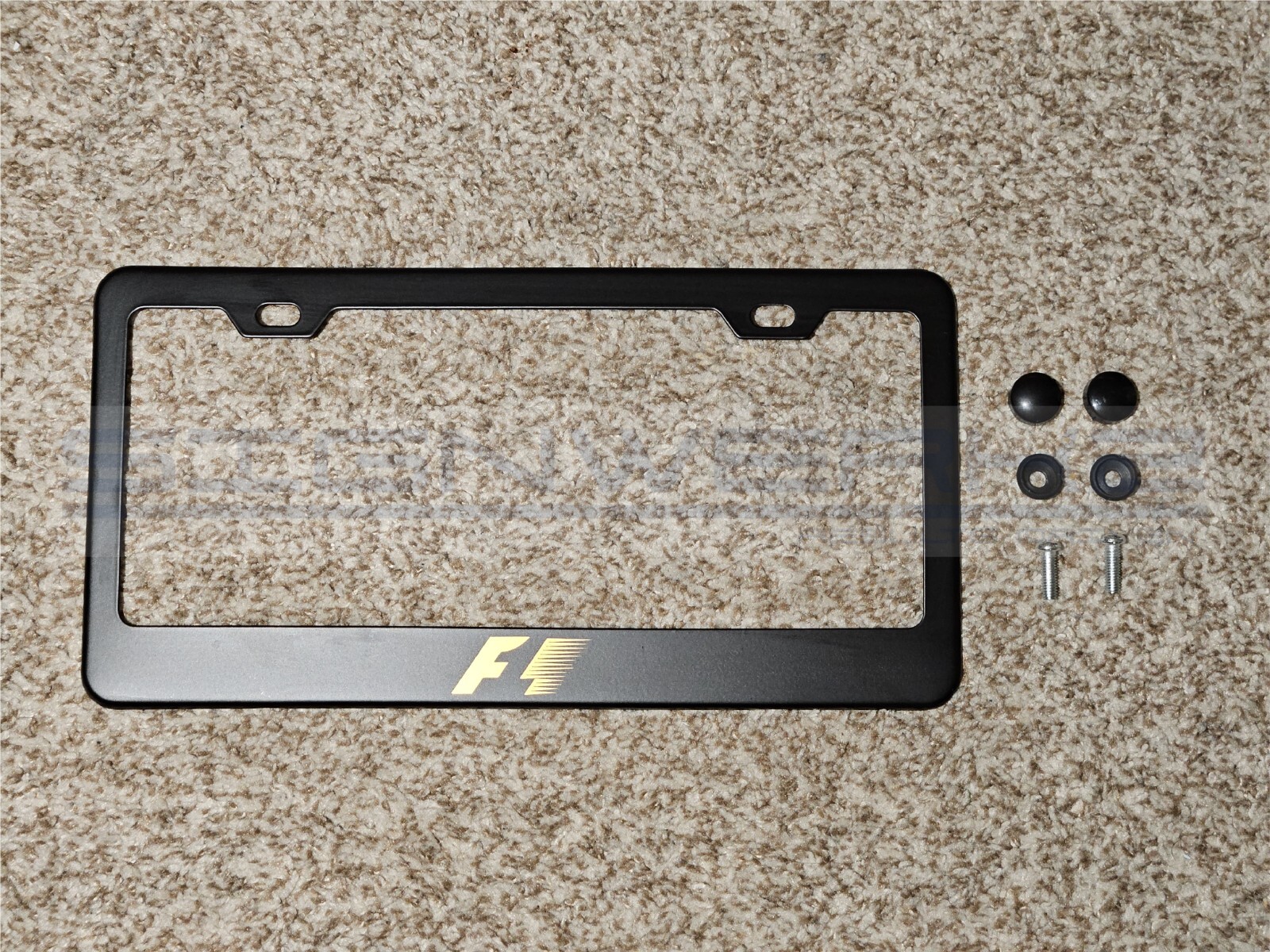 F1 Old Gold Stainless Steel US/Canada License Plate Frame | eBay