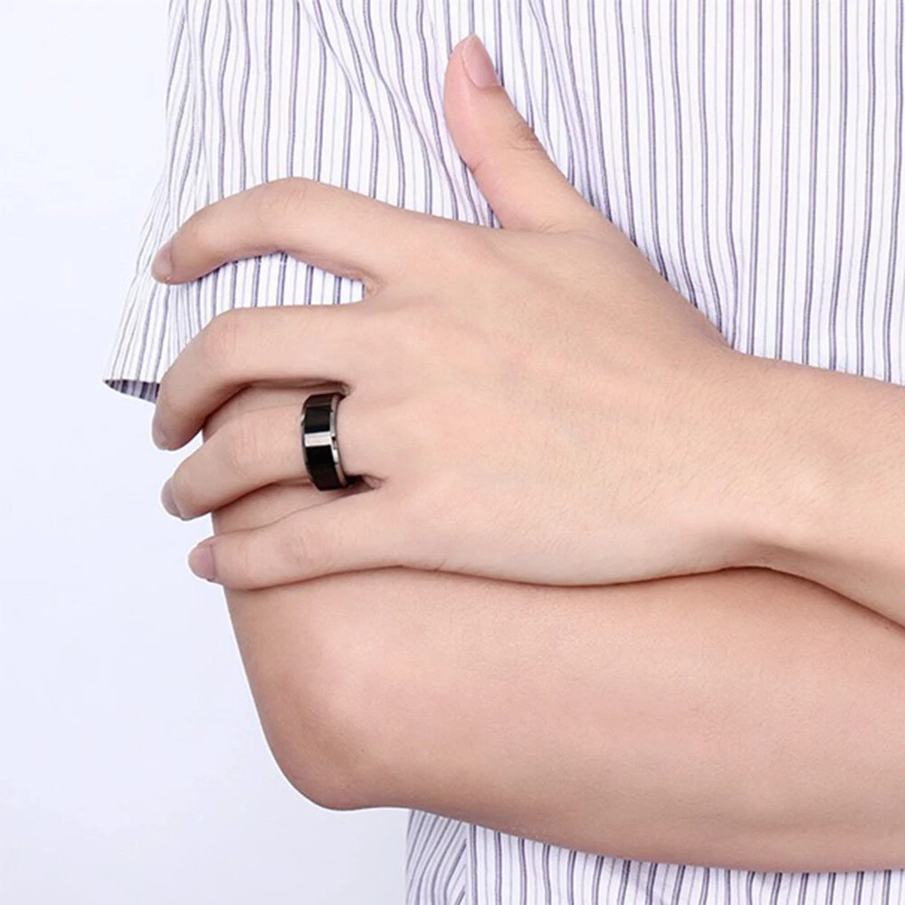 Promise Rings For Men Black