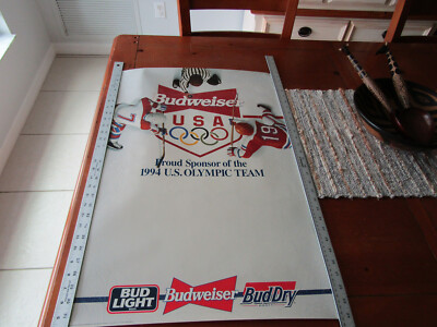 1994 USA OLYMPIC TEAM SPONSOR BUD ICE, BUDWEISER ,BUD LIGHT beer HOCKEY ...