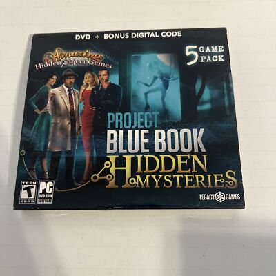 Project Blue Book: Hidden Object Mysteries 5 Game Pack - PC CD-ROM | eBay