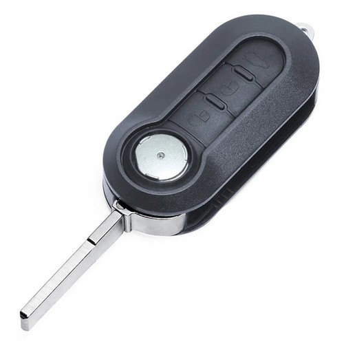 Flip Remote Car Key Fob 3 Buttons 433mhz ID46 PCF7946 Chip For Fiat 500 ...