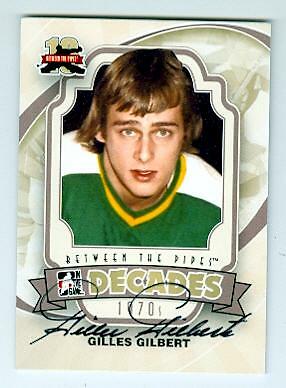 Gilles Gilbert autographed hockey card (North Stars) 2012 In The Game ...