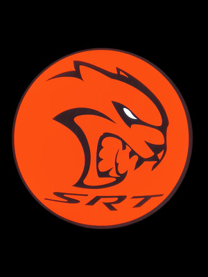 24" SRT LED Sign / Dodge Signs / Dealership Sign / Hellcat Car Light Up ...