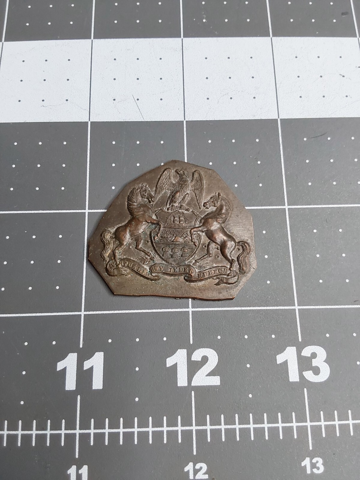 State Seal of Pennsylvania Bronze Plate Plaque | eBay