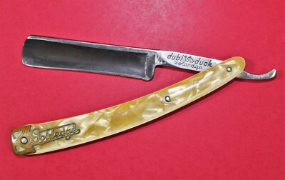 Vintage Dubl Duck Goldedge - Pearl Duck Solingen Germany Straight Razor ...